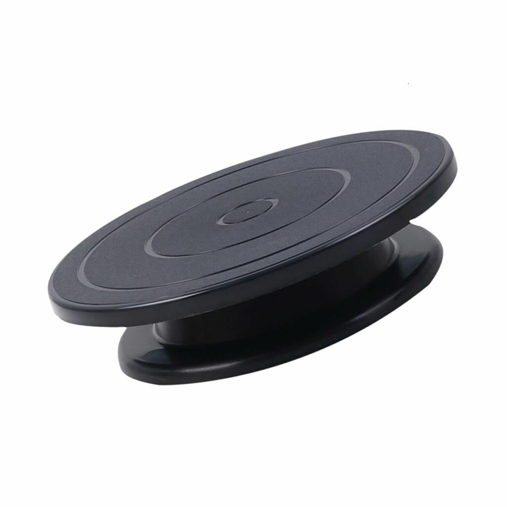 Пластиковый поворотный столик для декорирования тортов, Черный