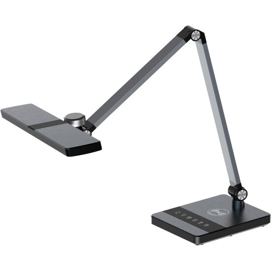 Светильник настольный с беспроводной зарядкой Uniel ULM-D110 15W/3000-6500K/DIM BLACK