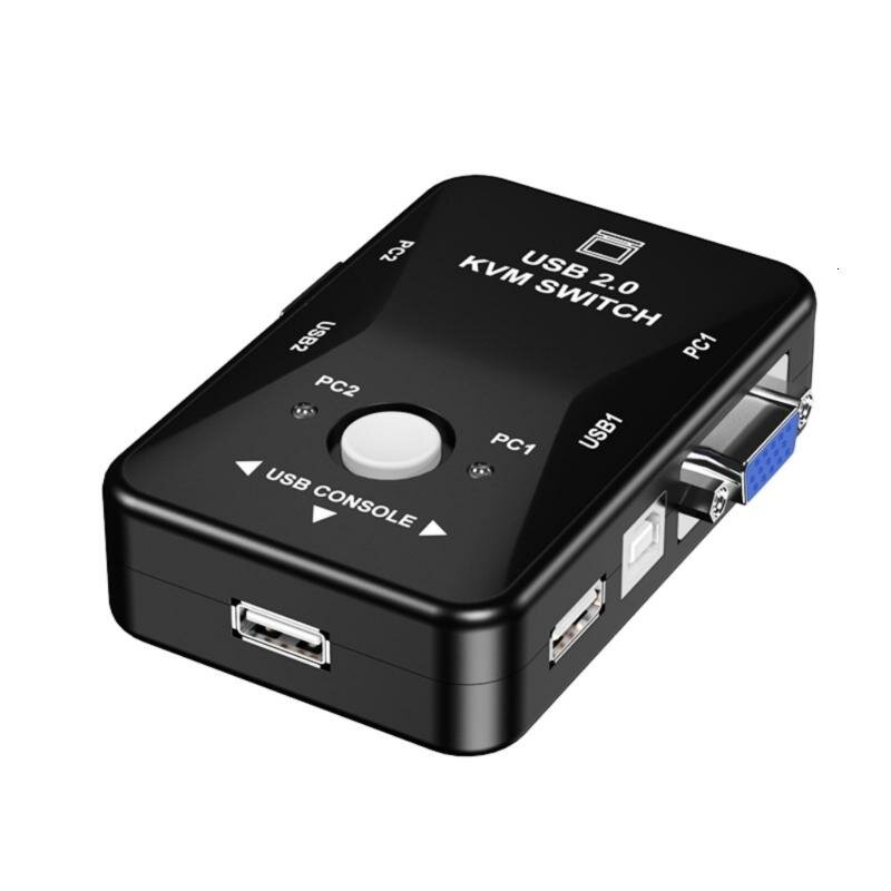 USB KVM-переключатель 2/4 порта, 2 порта KVM