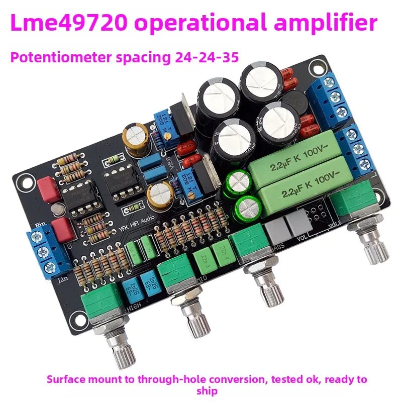 Модуль предусилителя LME49720, Цвет: LME49720 E1 version