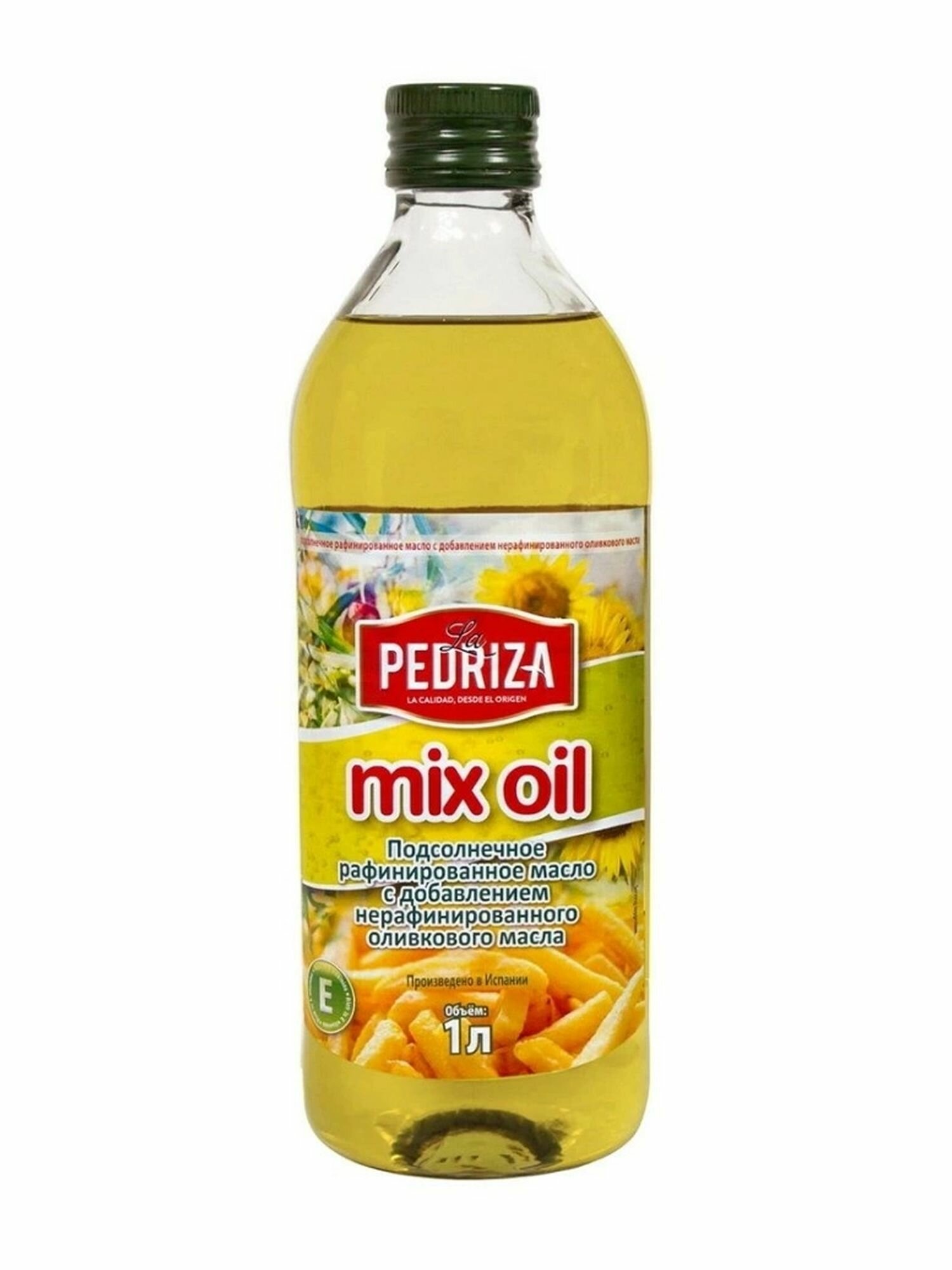 Масло Подсолнечное с Оливковым La Pedriza Нераф 1л