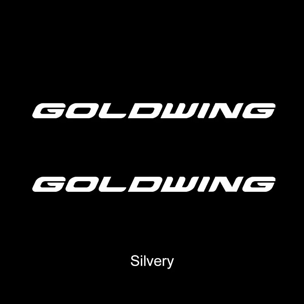 Наклейки Goldwing, серебряные