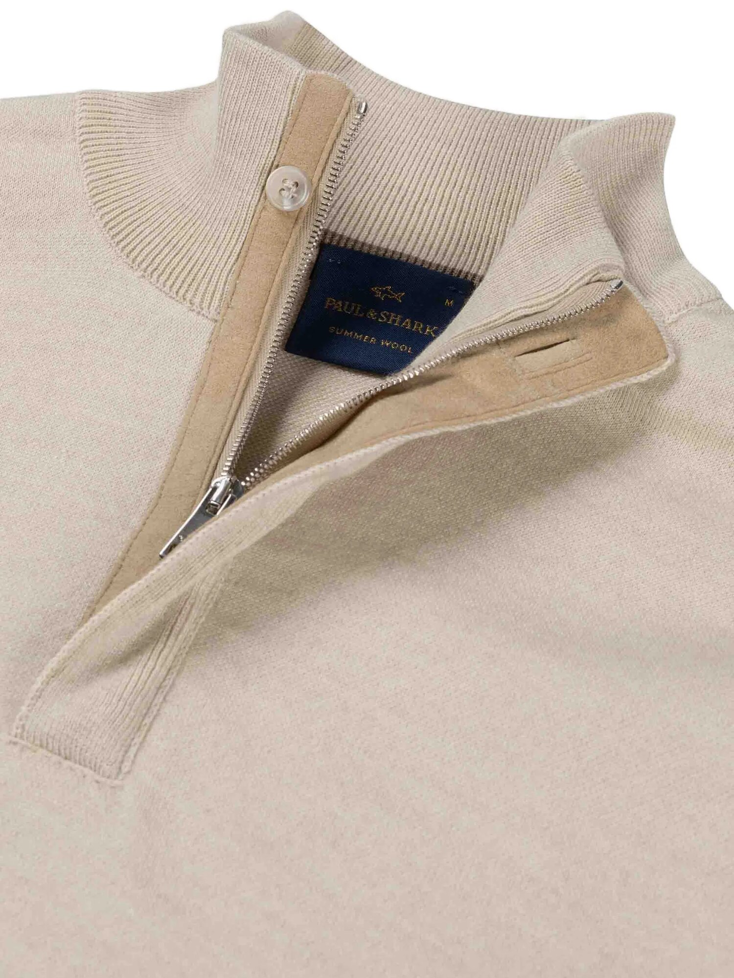 Свитер Paul & Shark Half-zip sweater, размер 54, , разноцветный — фото 1