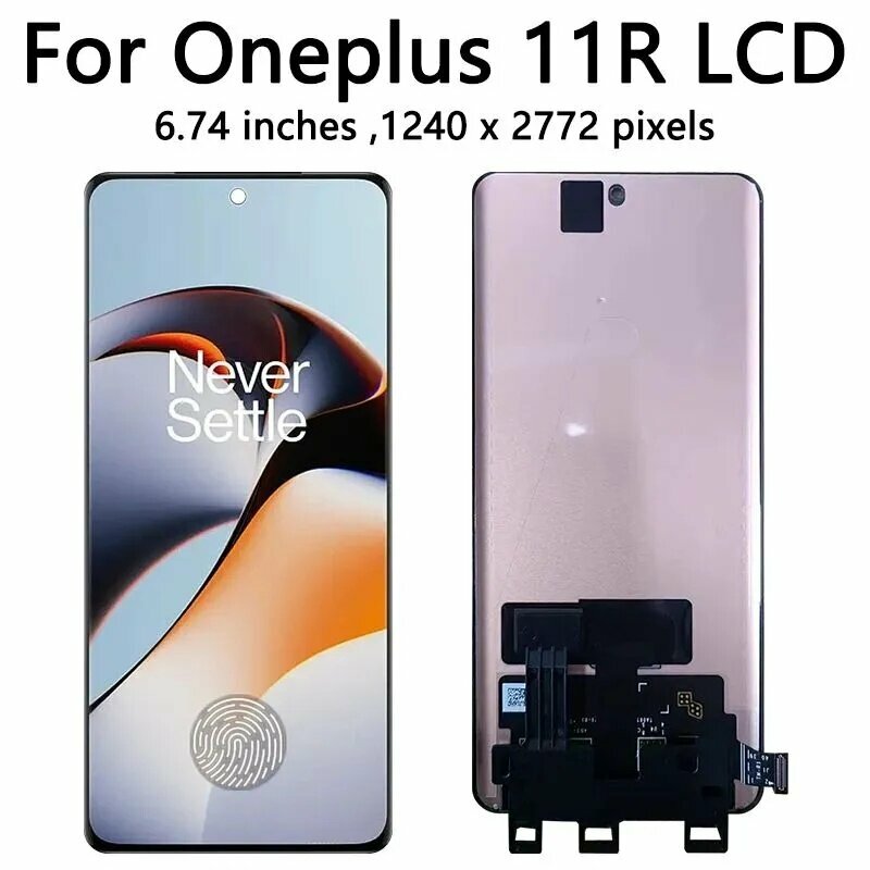6.74" AMOLED для Oneplus 11R CPH2487 1+11R LCD дисплей сенсорный экран запчасти