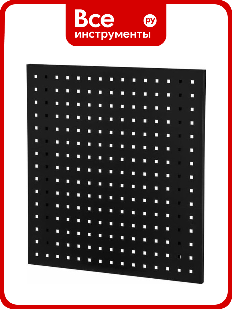 Перфорированная панель для инструментов NEO Tools 60x60x2 см 84-500 из прочной стали черного цвета