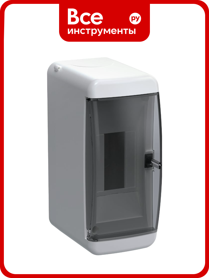 Корпус IEK TEKFOR Mini КМПн-2 IP41, белый, из ABS‑пластика, навесной монтаж, DIN‑рейка, двухмодульный