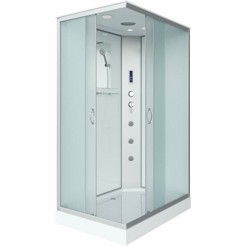 Душевая кабина Niagara Classic 110x80 431853QF профиль хром, с гидромассажом