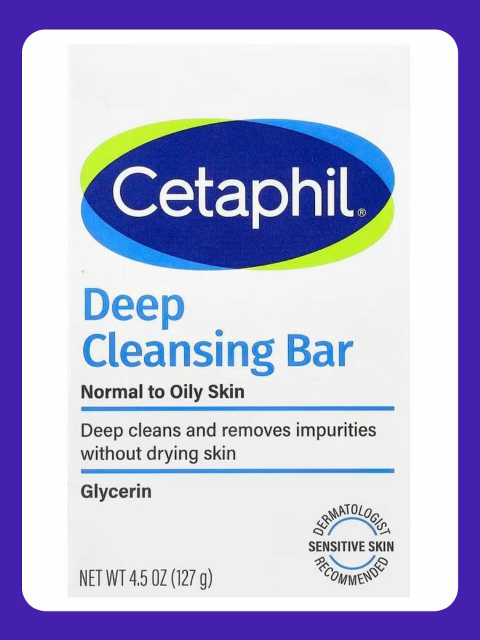 Cetaphil, Мыло для глубокого очищения, 127 г