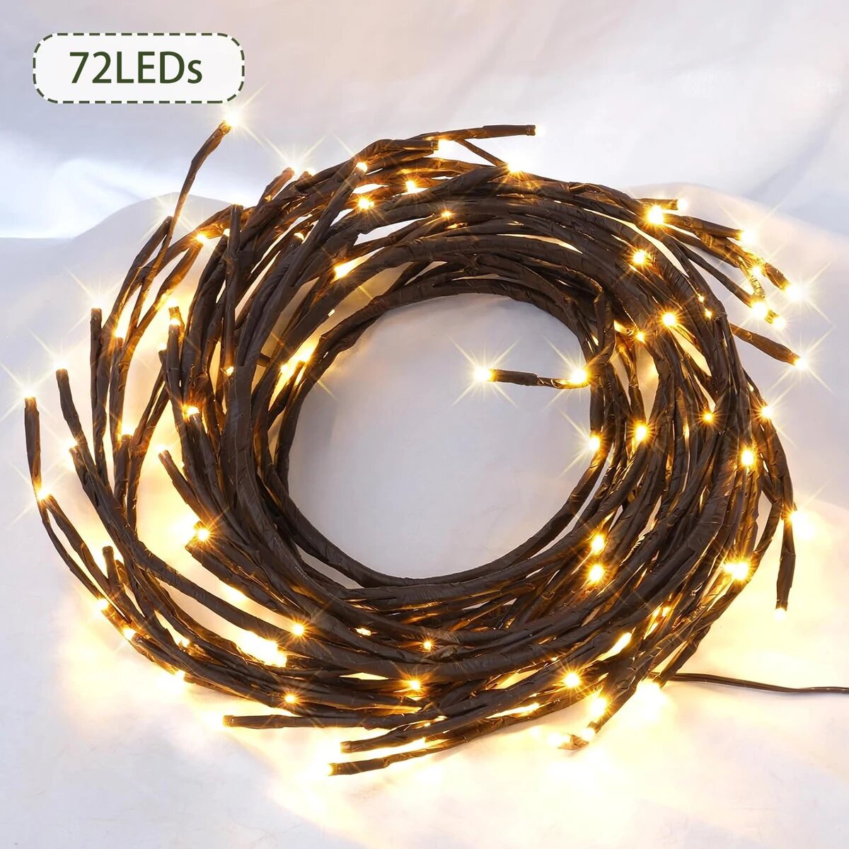 Светодиодная гирлянда дерево 72LED теплый белый