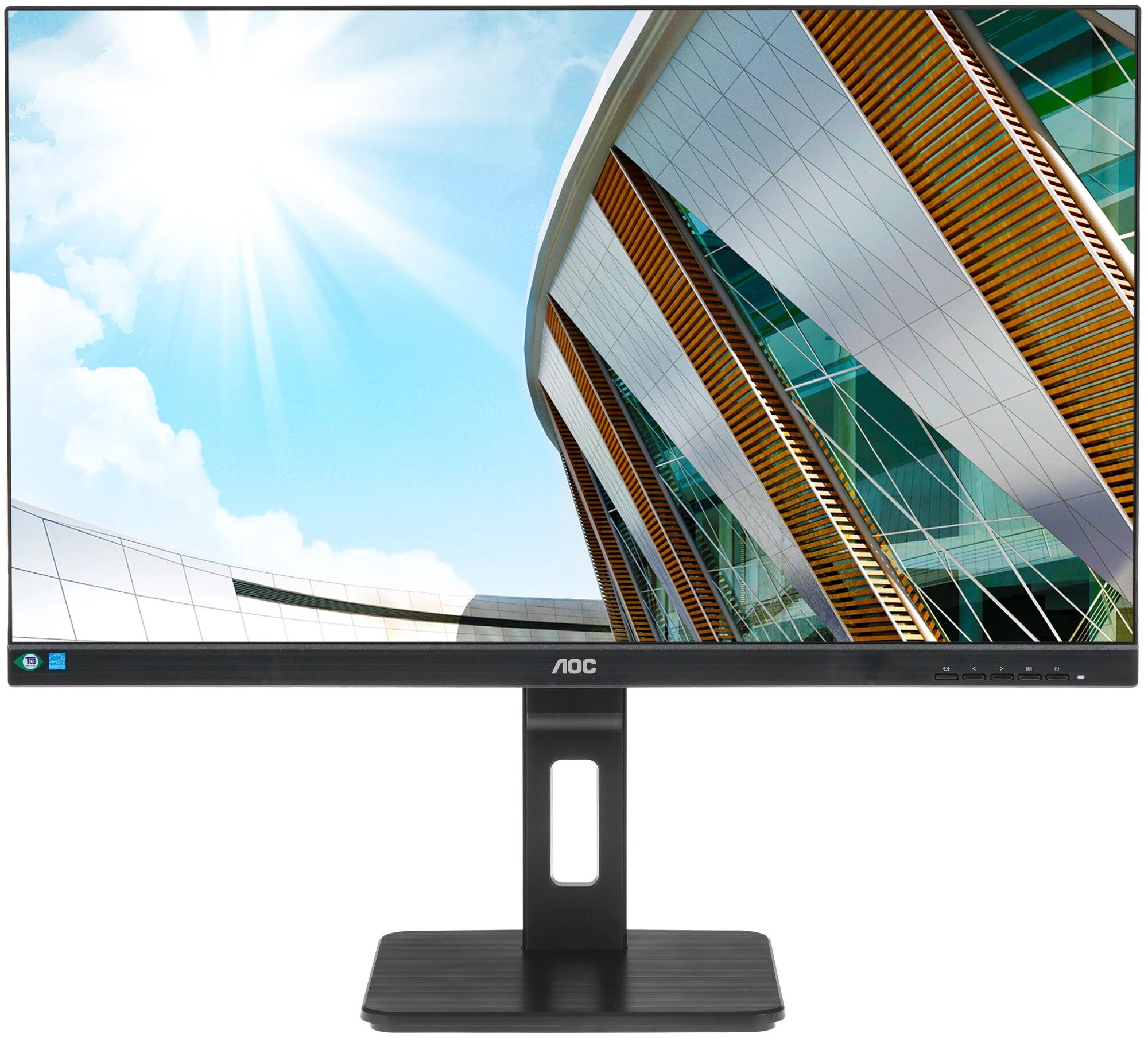 Монитор AOC 27" 27P2Q/01, 16:9, IPS, FHD, HDMI, DP, USB, HAS, SPK, чёрный