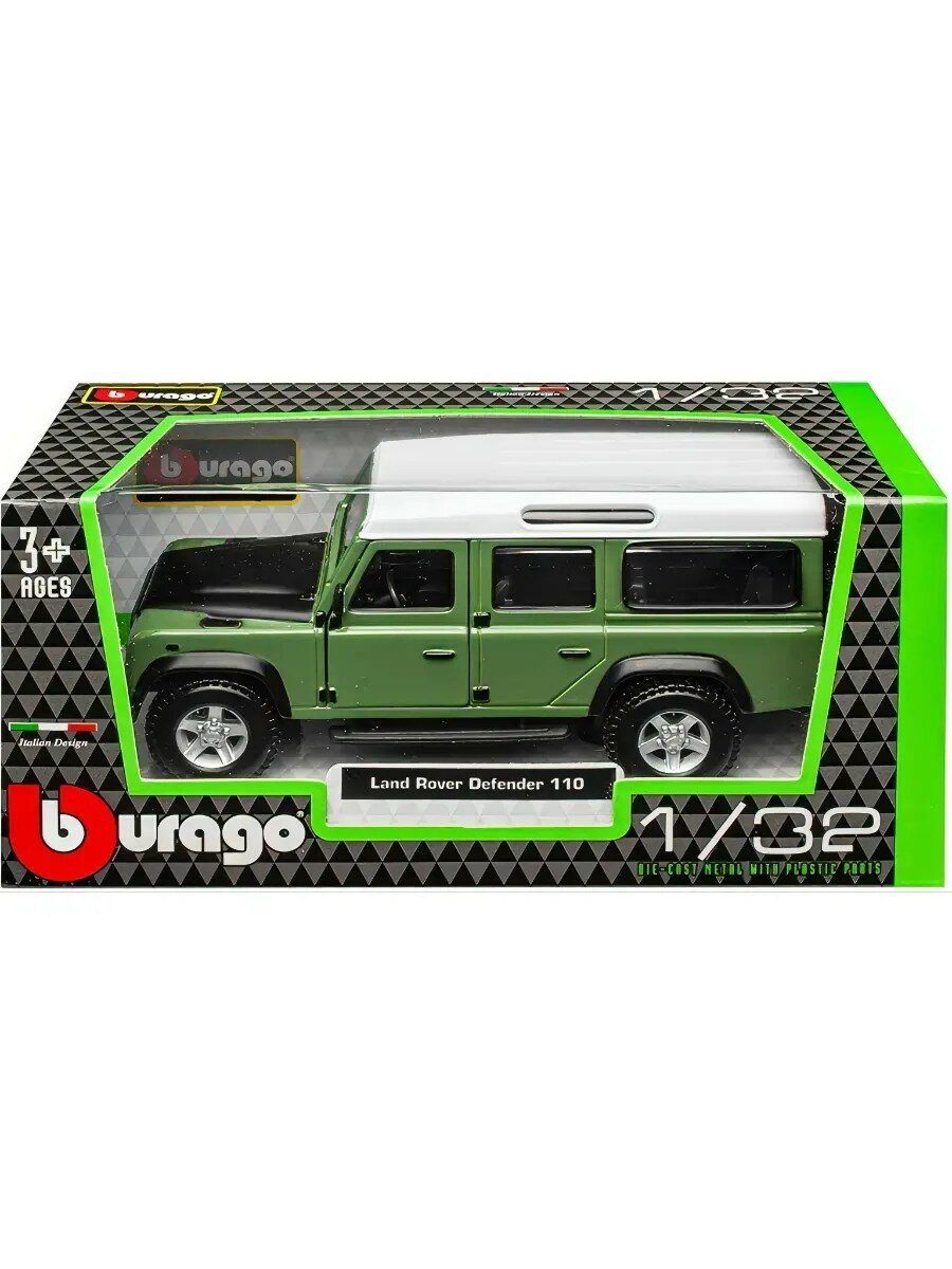 Машина BBurago металлическая 1:32 Land Rover Defender 110 18-43000