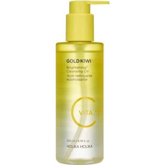 Гидрофильное масло для лица Holika Holika Gold Kiwi Vita C, с витамином С и ниацинамидом 200 мл