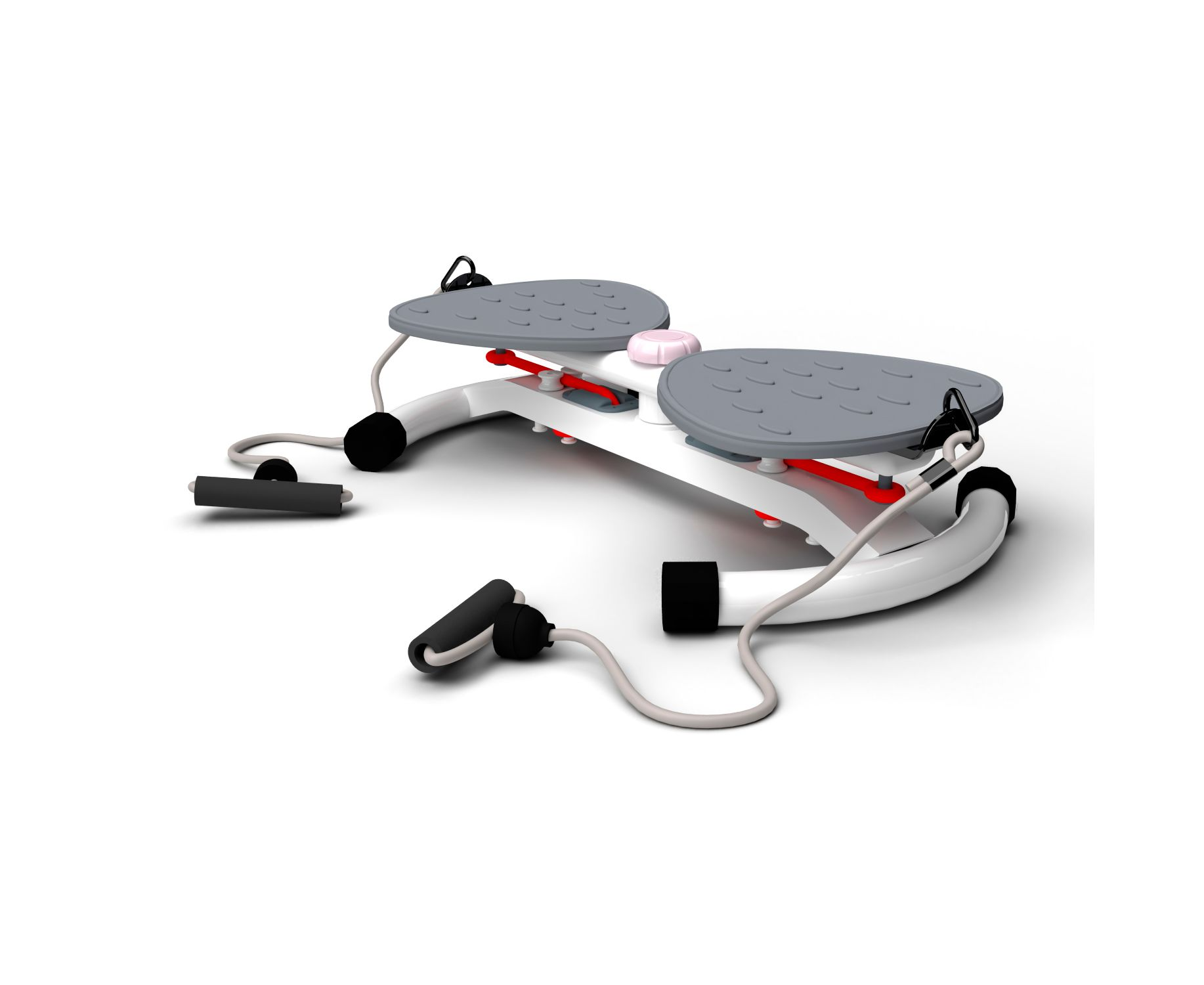 Фитнес платформа /горнолыжный тренажёр DFC Twister Bow с эспандерами TW-S108P