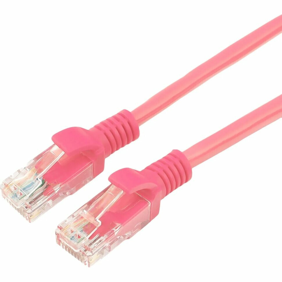 Патч-корд UTP Cablexpert PP12-2M/RO кат.5e, 2м, розовый, 1124745