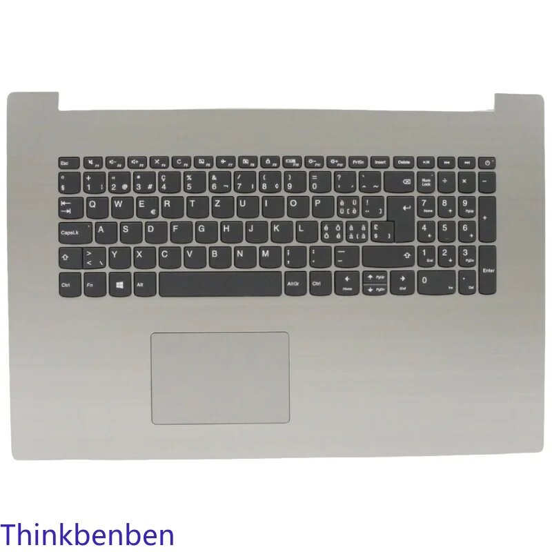 Корпус верхней части клавиатуры SWS Swiss Platinum Grey (подставка для рук) для Lenovo Ideapad 330 17 17ICH 5CB0R48058