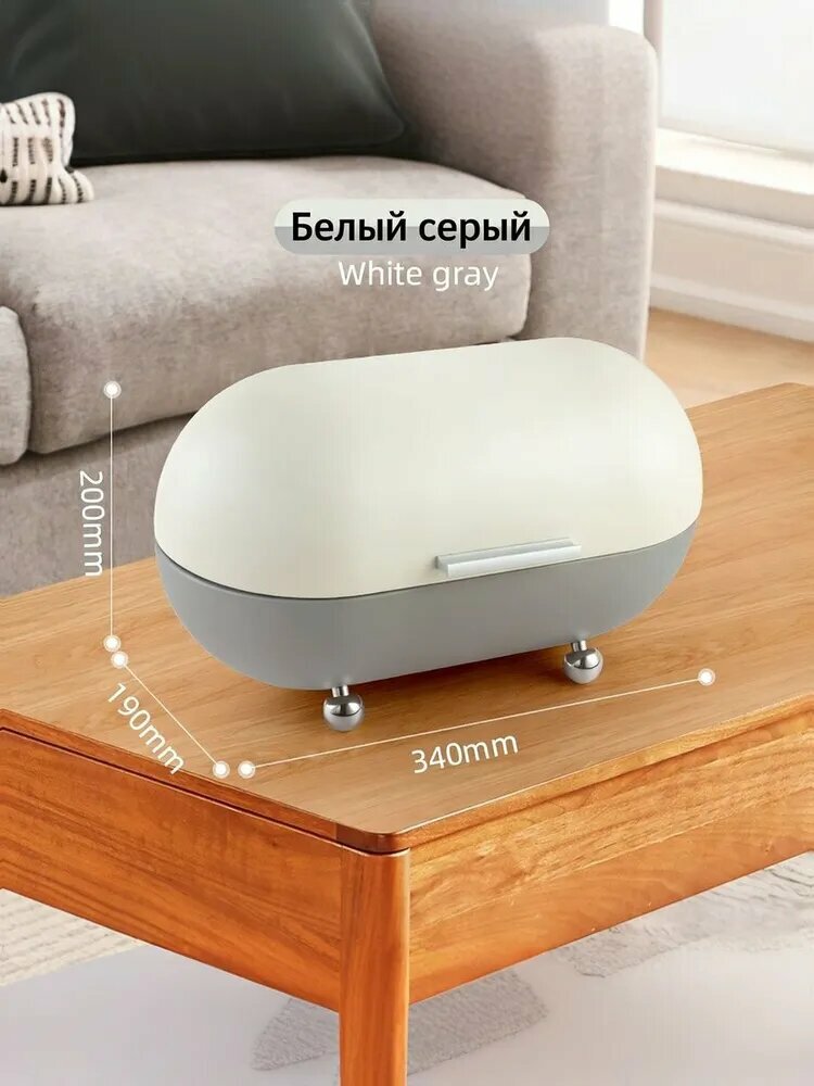Герметичная кухонная хлебница размером 34 см×19 см×20 см для сохранения свежести хлебобулочных изделий