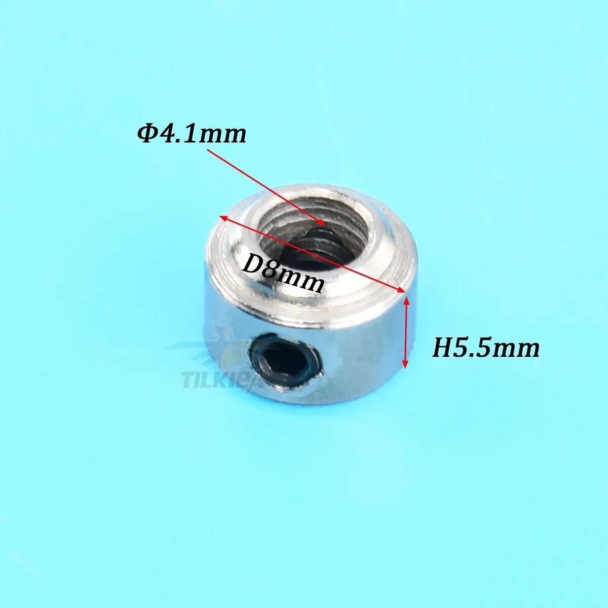 TILKIEA Гибкий кабельный замок для RC лодки 5 шт. Белый, 4.1mm-2