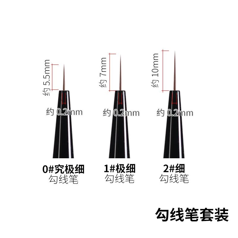 RAYSTUDIO Кисти для моделирования Lining Brushes Set