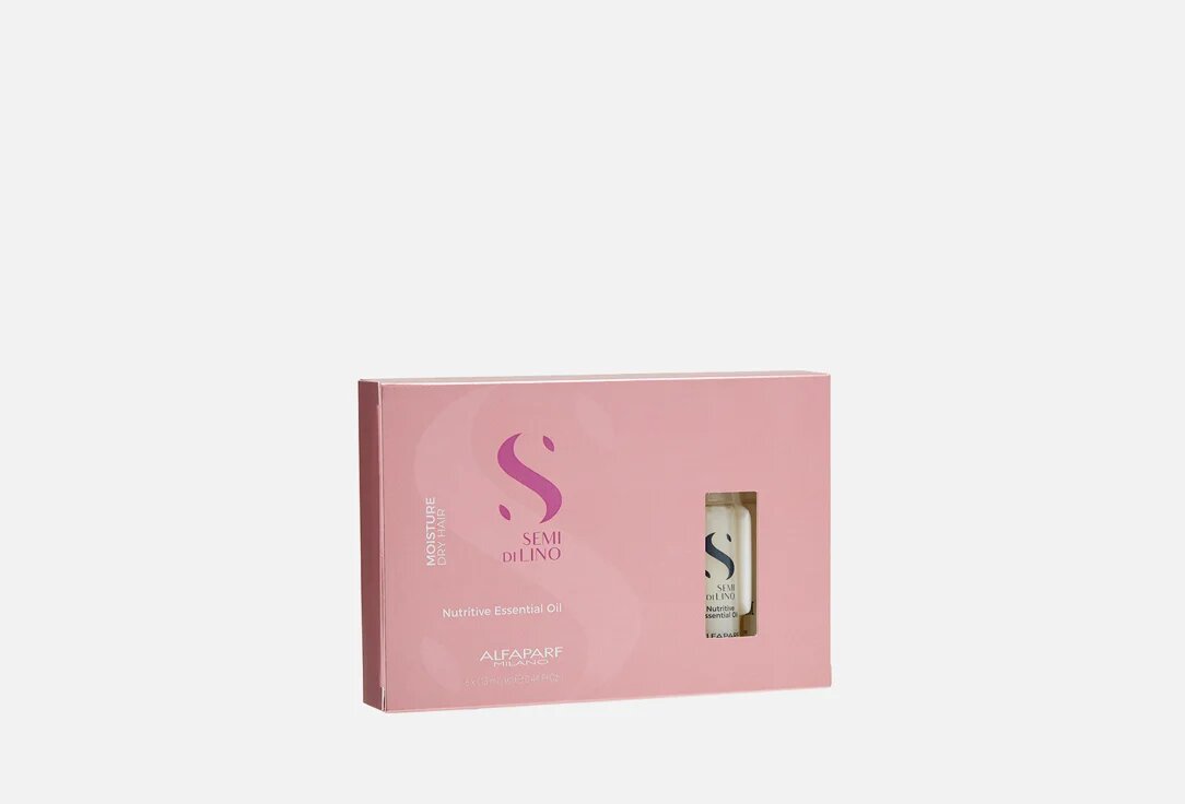 Alfaparf Milano Professional SDL Nutritive Essential Oil Масло увлажняющее для питания сухих волос 6шт