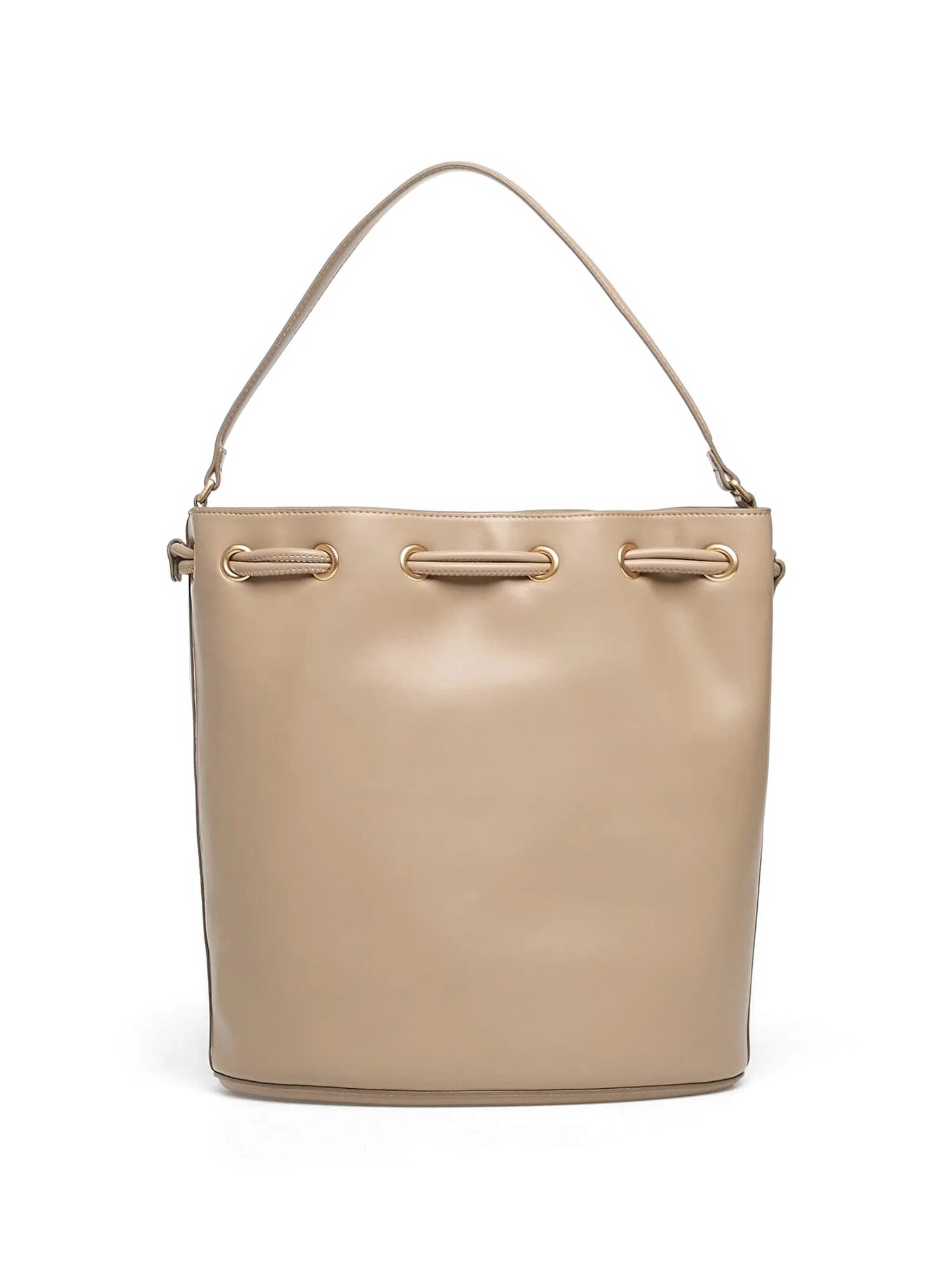 Сумка CALVIN KLEIN Large debossed-logo drawstring bucket bag, разноцветный — фото 1