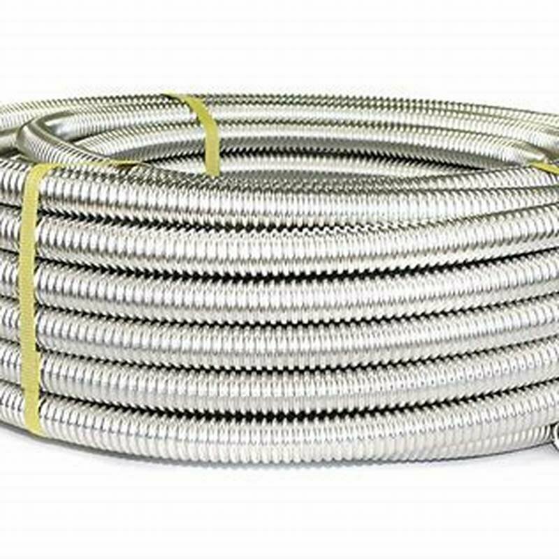 Труба гофрированная из нержавеющей стали SS304, 20A, отожжённая, 30 м