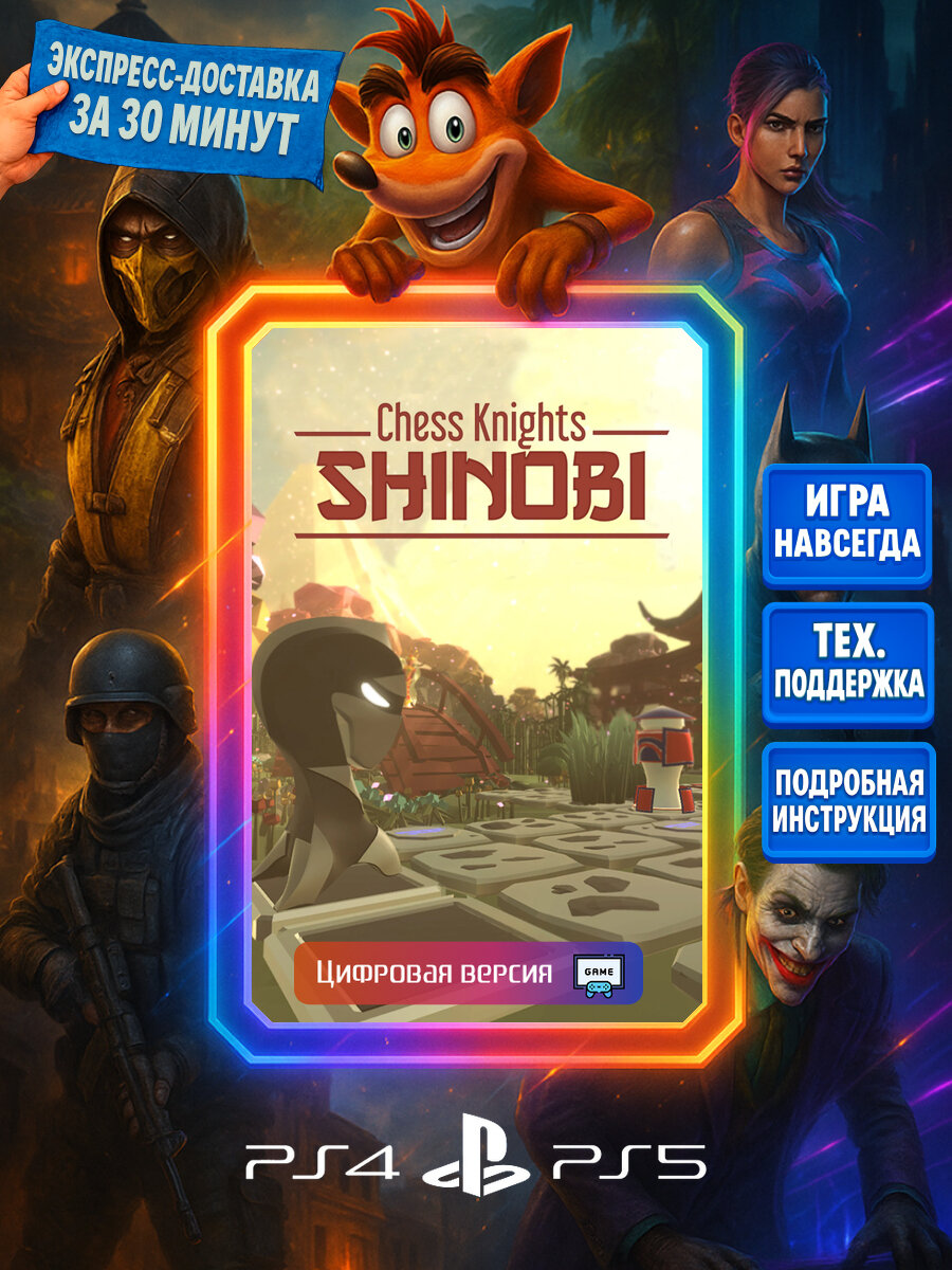 Chess Knights: Shinobi PS4/PS5 | Моментальная доставка | Английский язык | Казуальные