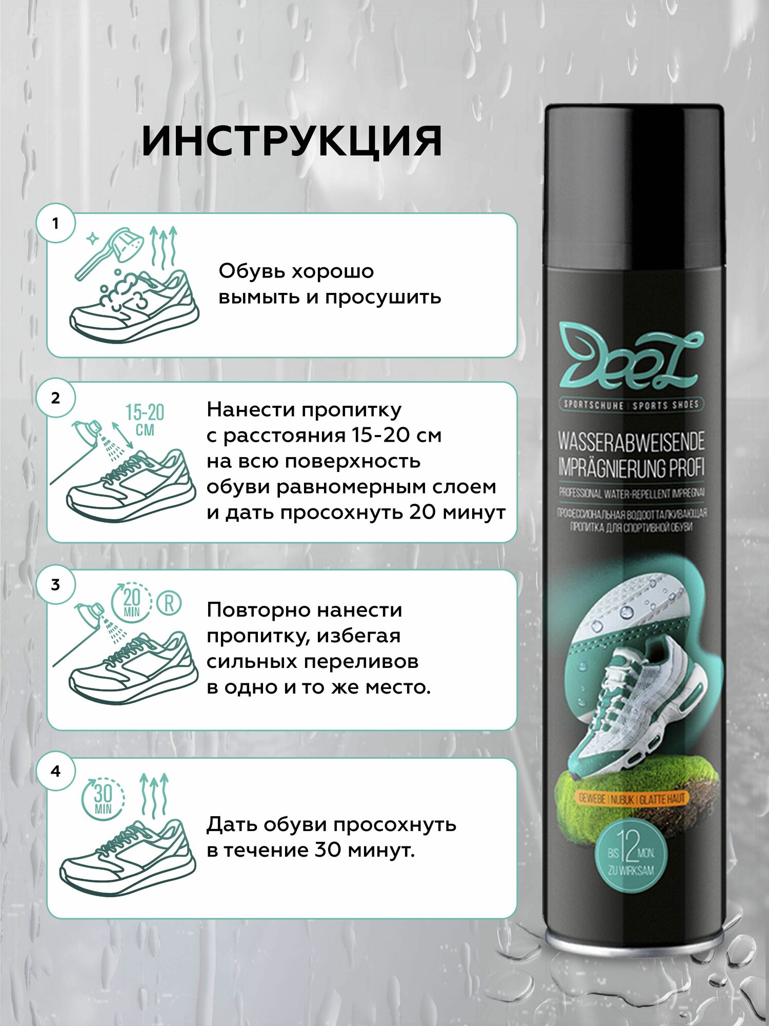 Пропитка водоотталкивающая — фото 1