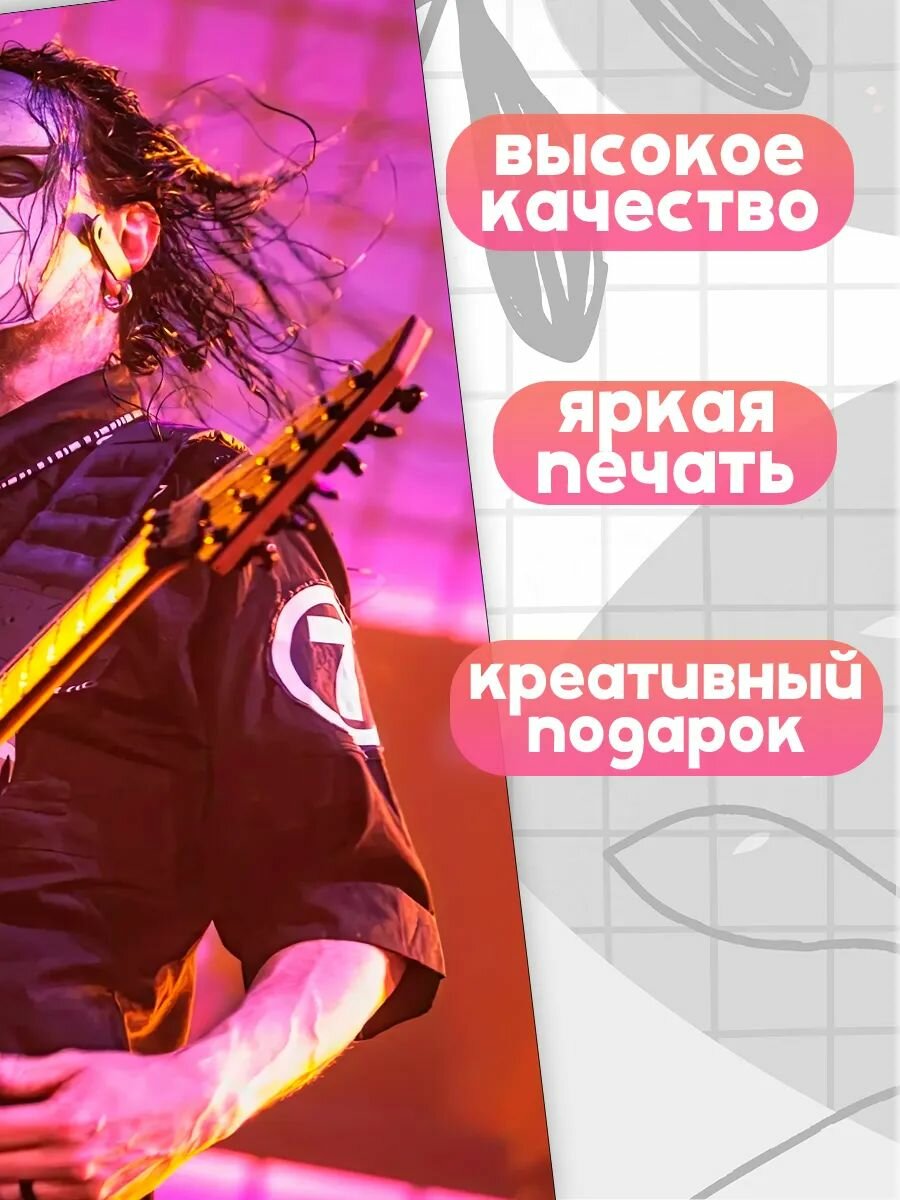 Постеры на стену Slipknot , плакат 1шт, А2 размер. — фото 1