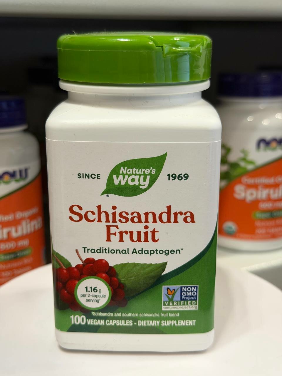 Nature's Way Schisandra - Лимонник китайский (шизандра) для печени 100 капсул