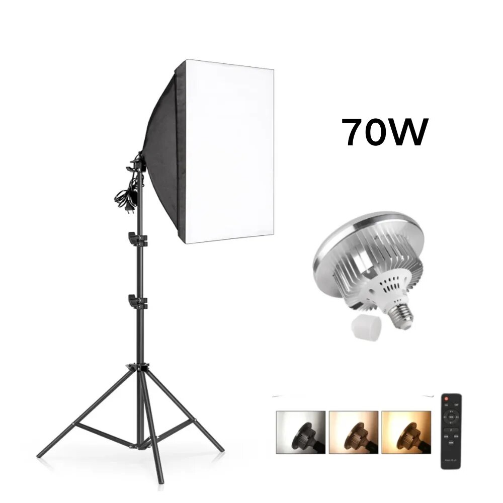 Фотокомплект софтбокс 70W ONE 70W Kit