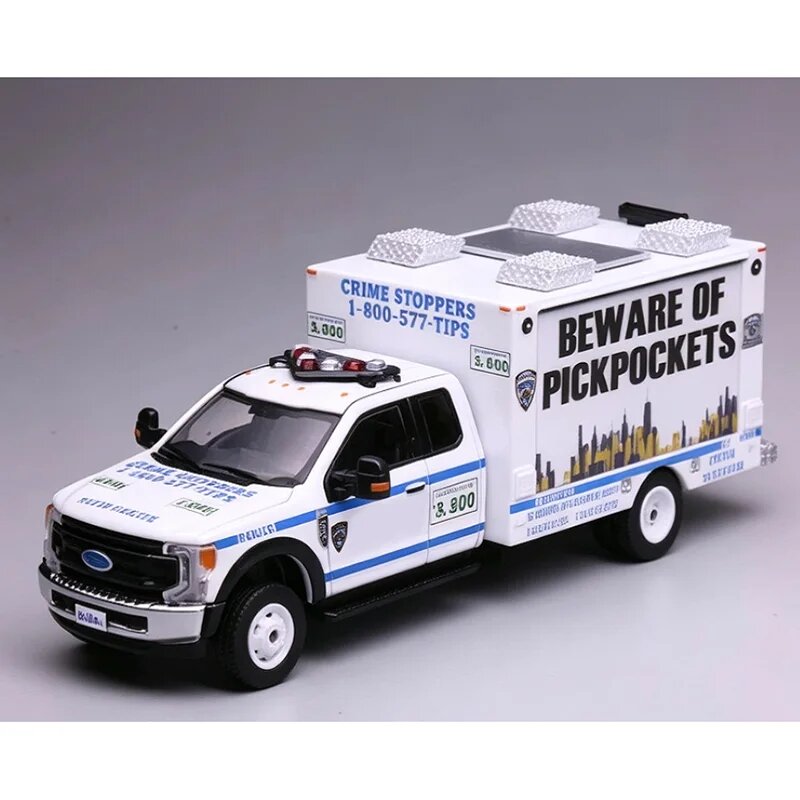 WELLY 1:64 масштабная модель автомобиля F-550 Super Duty Crime Stoppers