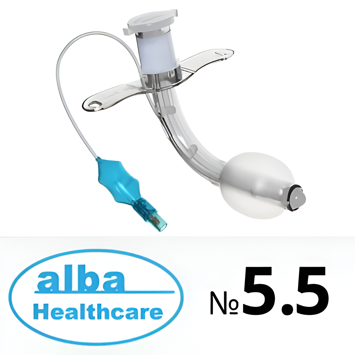 Трубка трахеостомическая с манжетой размер 5.5 ПВХ Alba Healthcare
