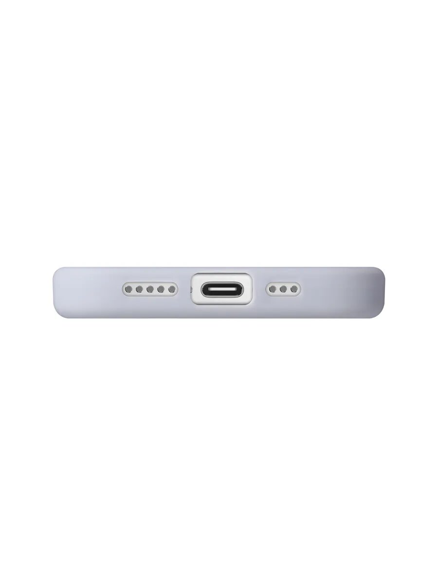 Чехол О'Кейси, для iPhone 16, матовый, серый, с защитой камеры — фото 1