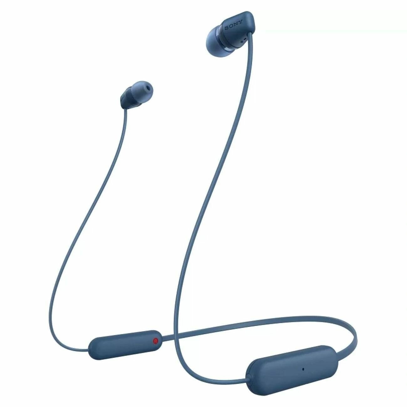 Наушники внутриканальные беспроводные Sony WI-C100 Blue