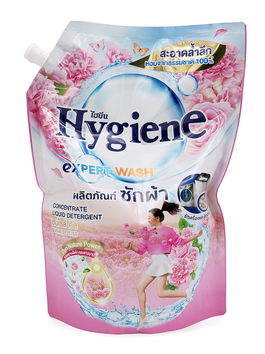 Hygiene Гель-концентрат для стирки парфюмированный Рассветный поцелуй Detergent Sunrise Kiss, 1400 мл
