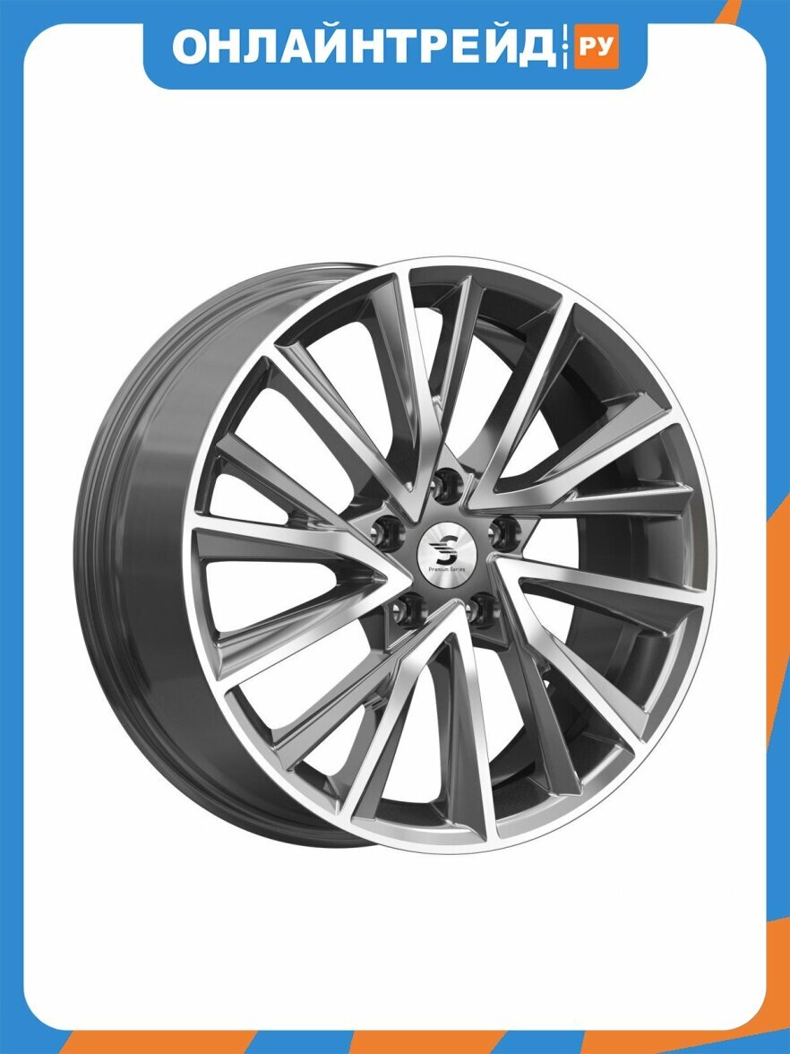 Диск K&k КР010 7.5x18/5x108 D65.1 ET36 Diamond Gloss Graphite