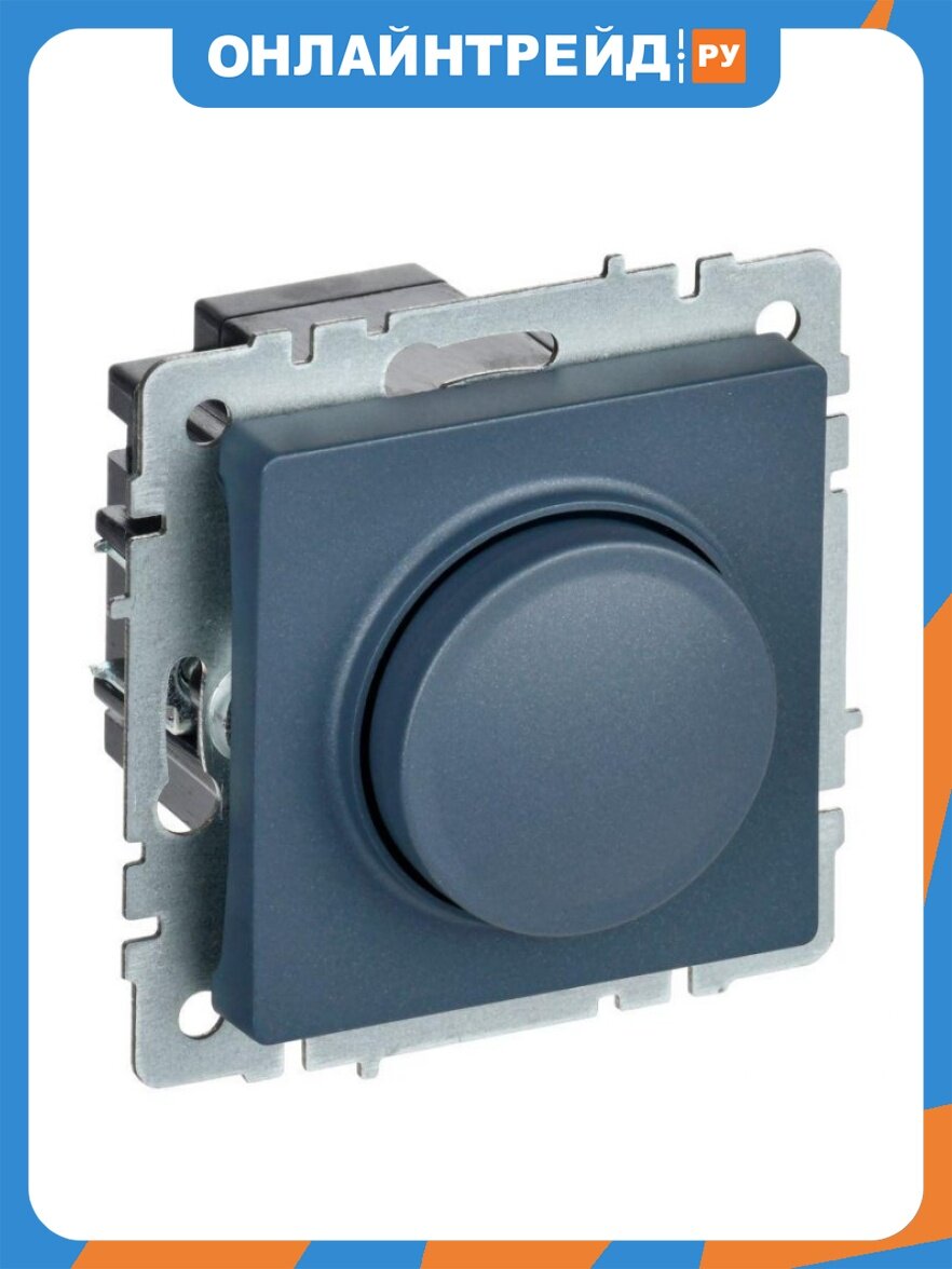 Светорегулятор Iek BRITE СП пов-наж. 600Вт СС10-1-0-БрМ мар, BR-D20-0600-K35