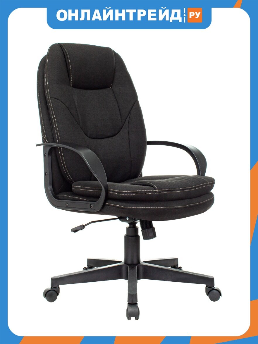 Кресло офисное Easy Chair VB_Echair-656 TС ткань черный пластик