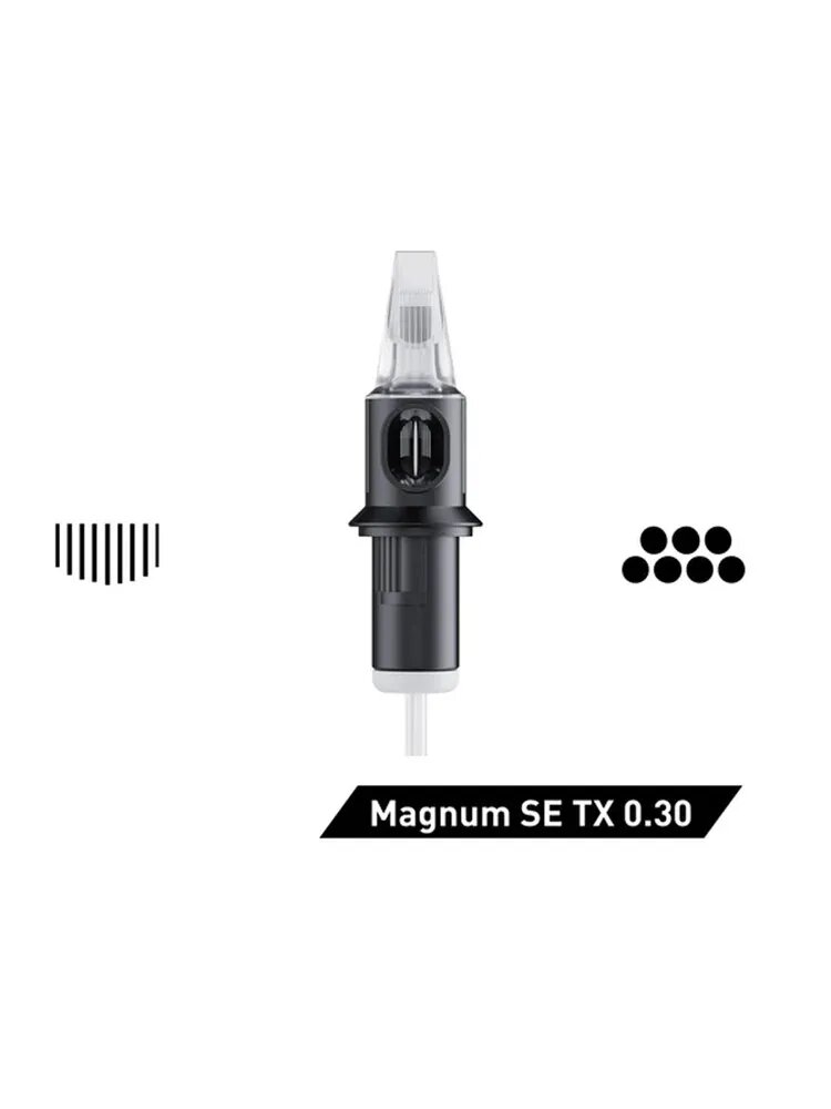 Cheyenne Safety (7-magnum-se-tx-0.3 lt) - Картриджи Magnum Soft Edge Textured Long Taper для тату по 20 шт