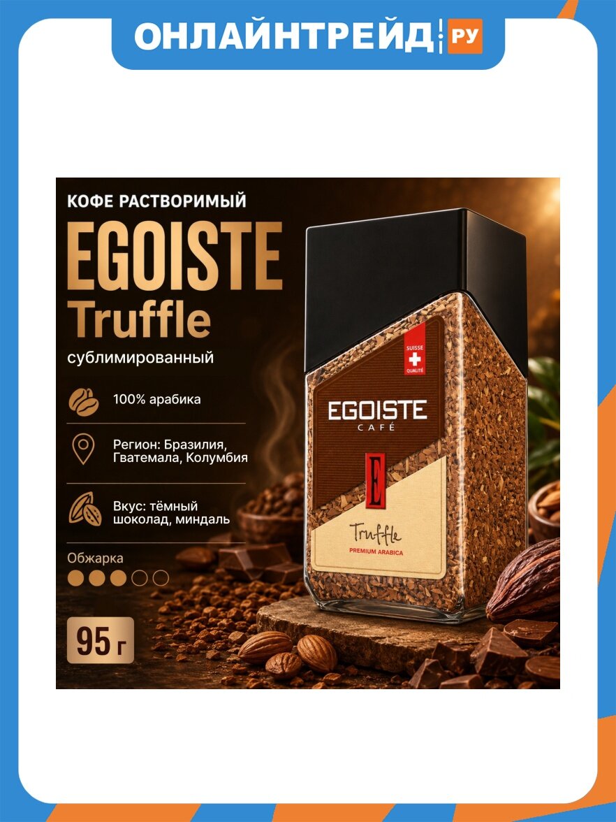 Кофе растворимый Egoiste Truffle 95 г