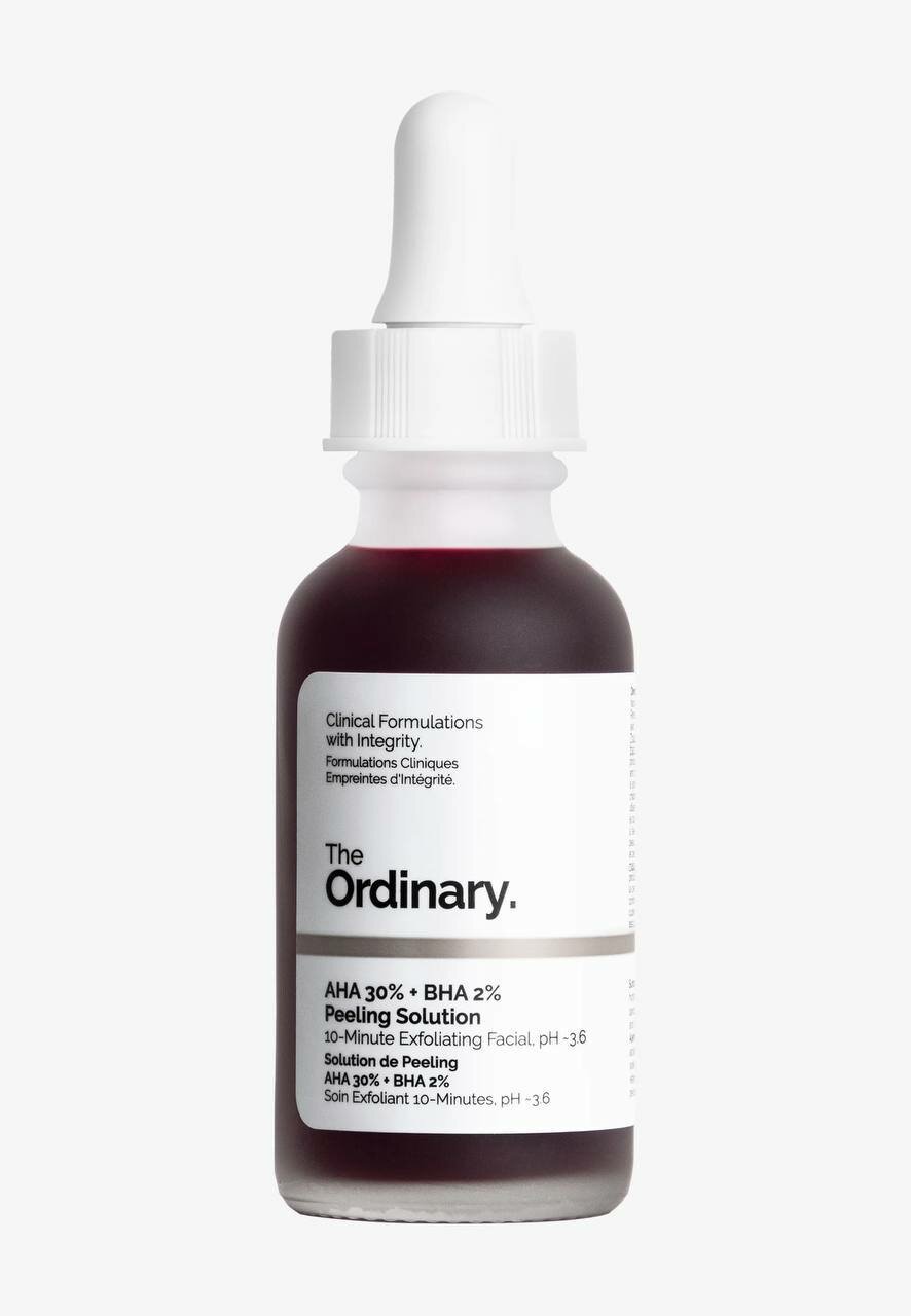 The Ordinary Кровавый пилинг сыворотка для лица 30 мл / AHA 30% + BHA 2% peeling solution, 30 ml