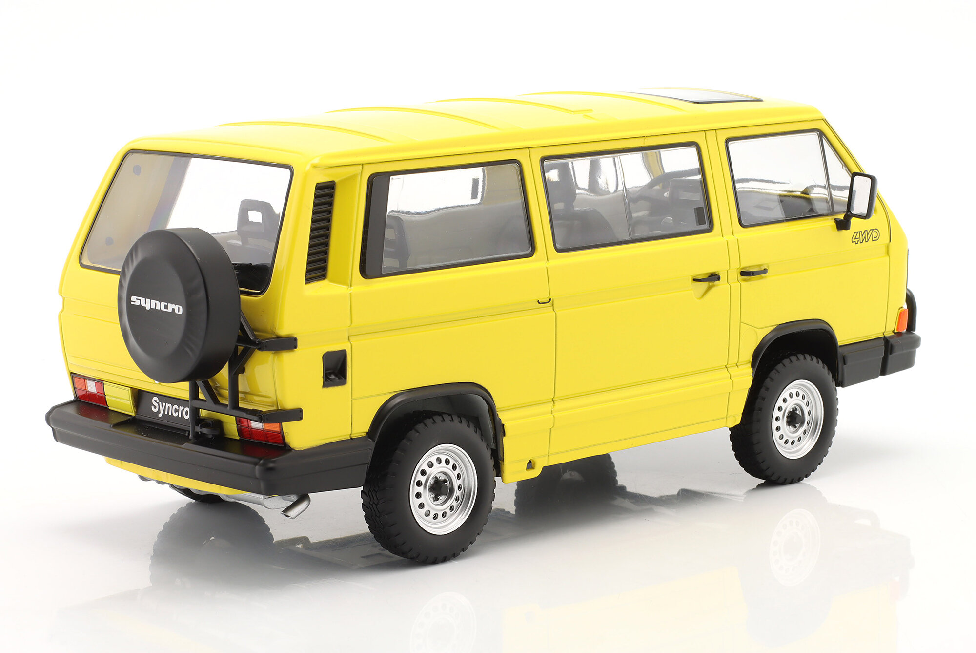 Модель коллекционная KK-SCALE Vw bus T3 syncro 1987 yellow — фото 1