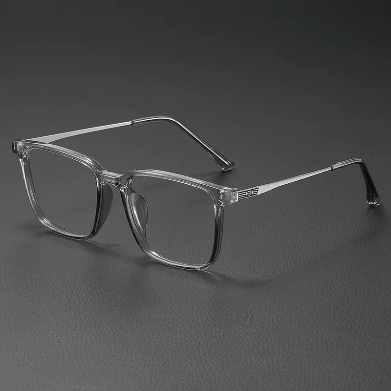 UVLAIK Металлическая оправа для очков clear grey silvery