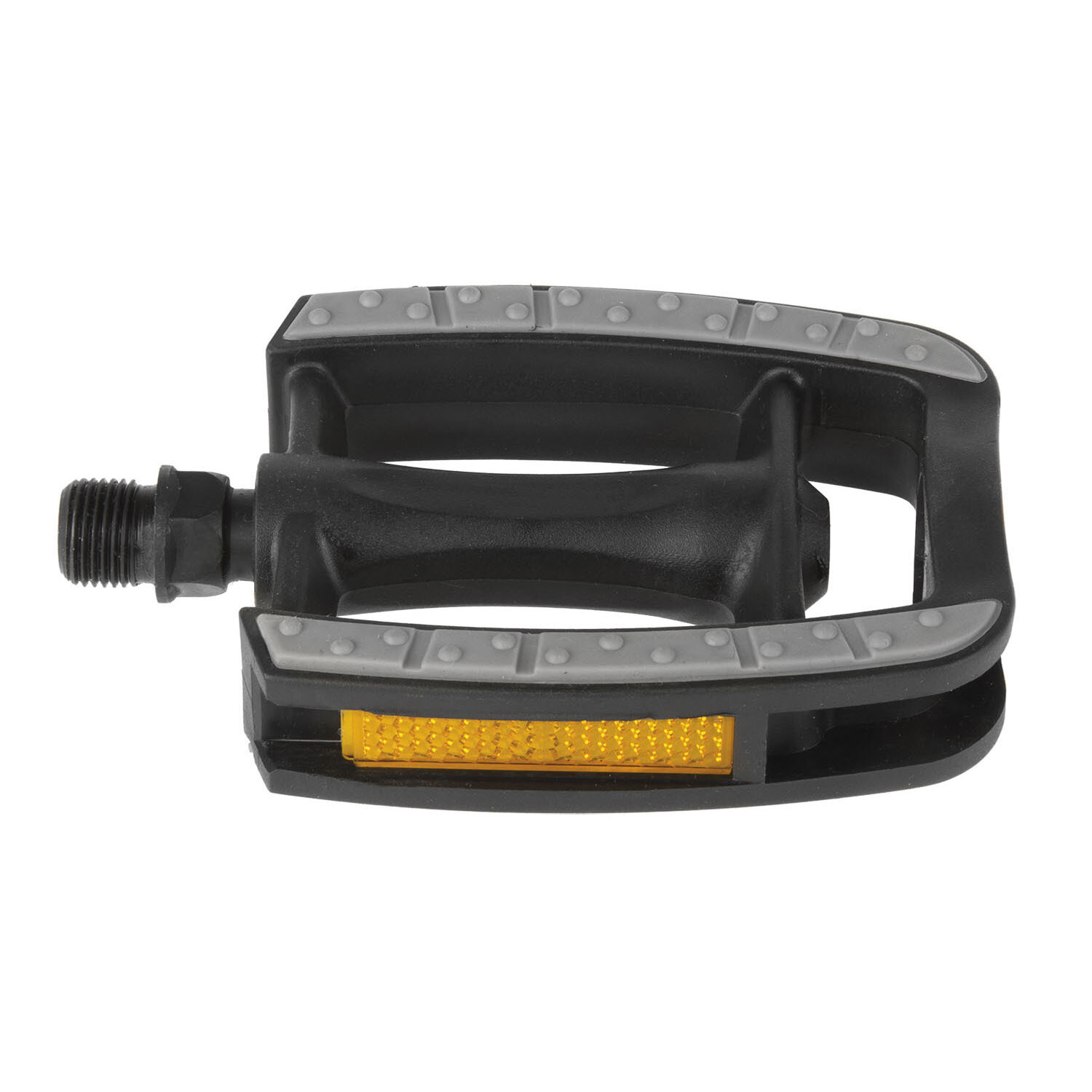 Педали для велосипеда M-WAVE STEADY C ECO. Корпус: Пластик/резина. Цвет: Черный-серый