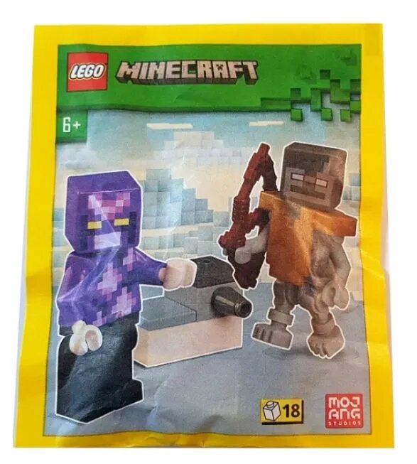 Игрушка Lego children's building blocks 662401 Minecraft, количество строительных блоков 18, рекомендуется 6+