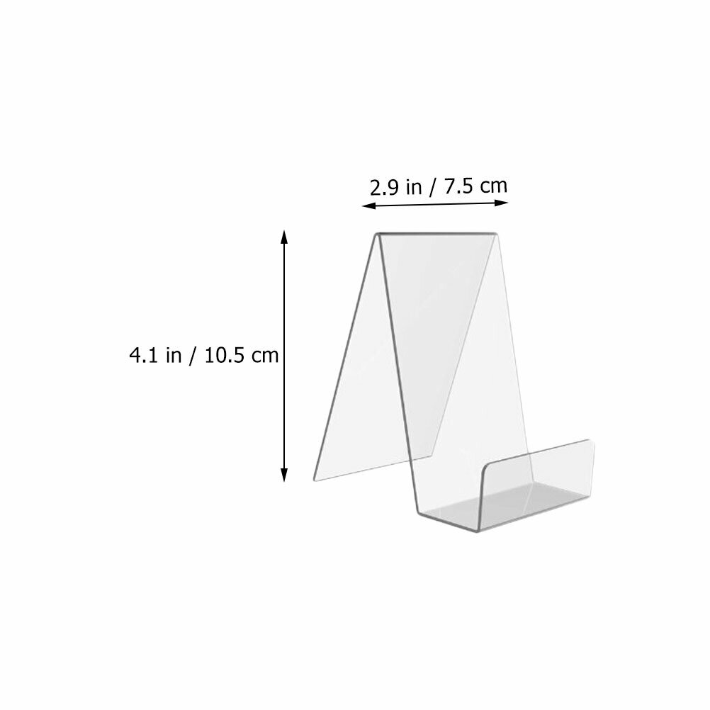 Подставки Для Журналов 4 Шт Прозрачные Оргстекло 10.50X9.00X7.50Cm