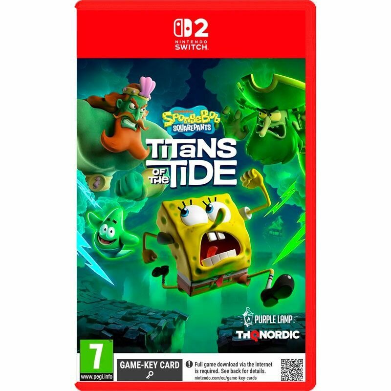 Игра SpongeBob SquarePants: Titans of the Tide для Nintendo Switch 2, русские субтитры