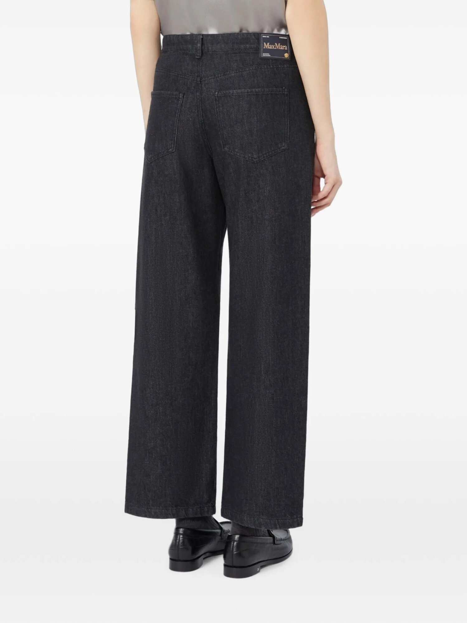 Джинсы Max Mara Button-up wide-leg jeans, размер 42 — фото 1
