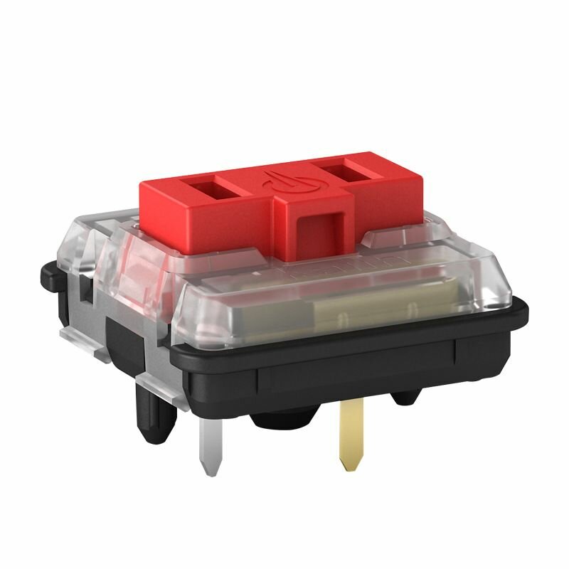 Свитчи Kailh Choc v1 1350 красные, низкопрофильные переключатели для механической клавиатуры - 70 штук красные 70 штук низкопрофильные 1350
