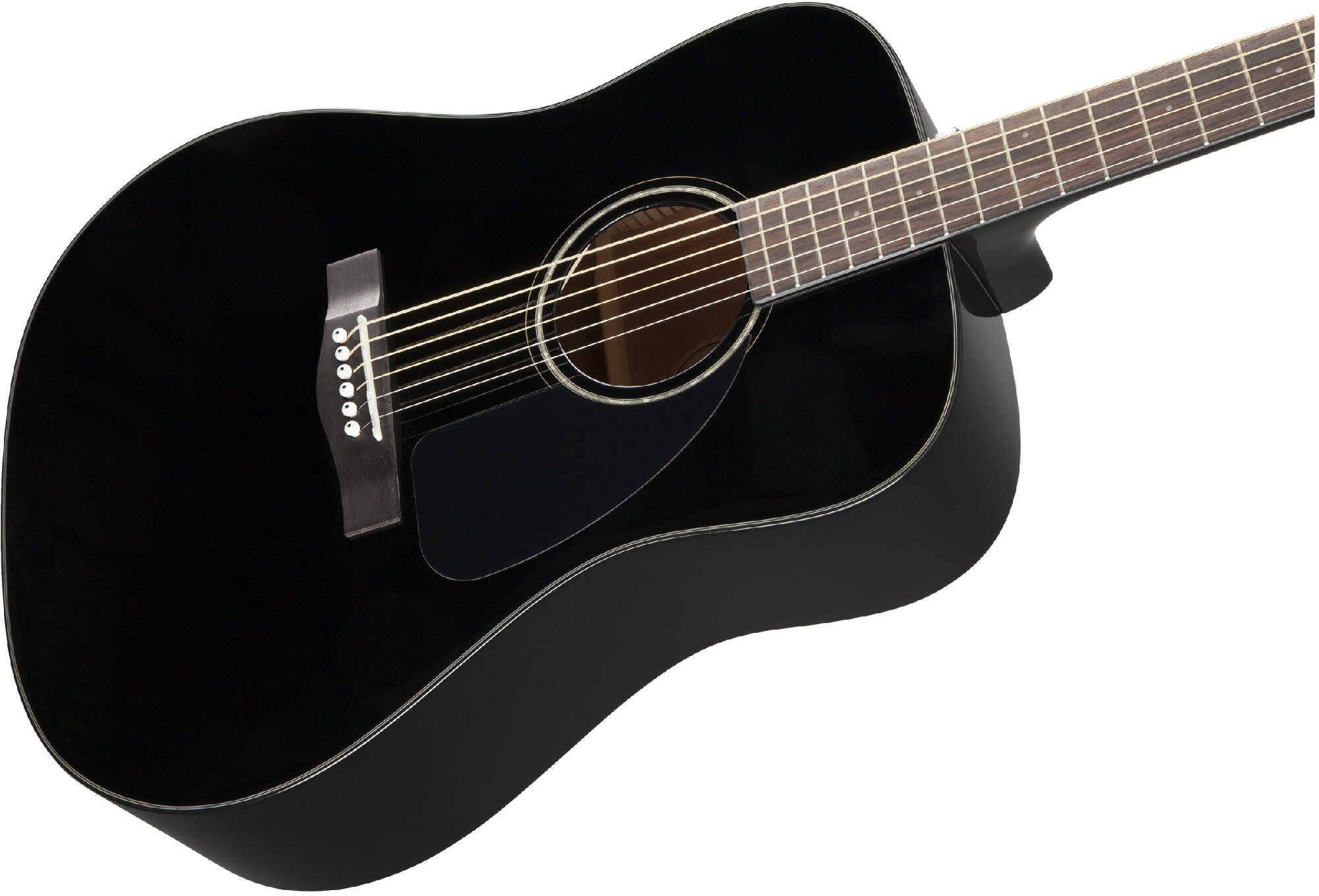 FENDER CD-60 Black акустическая гитара, дредноут, 6 струн, чёрный